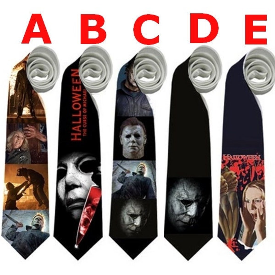 Necktie Michael Myers Horror Slasher Nightmare Kills Fire 80s Halloween ...