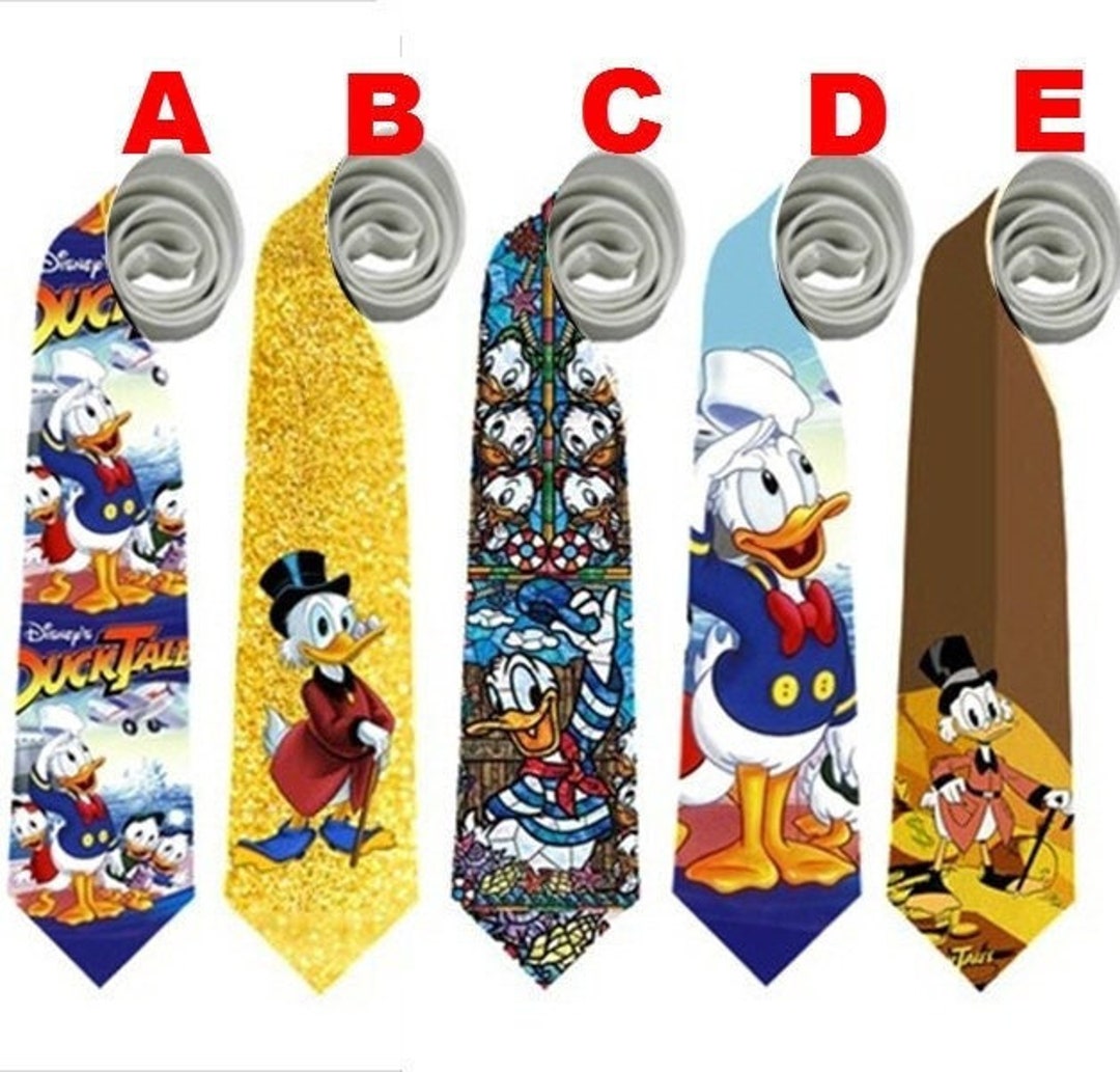 Necktie Scrooge Donald Duck Tales Mcduck Cosplay Classic Cartoon - Etsy