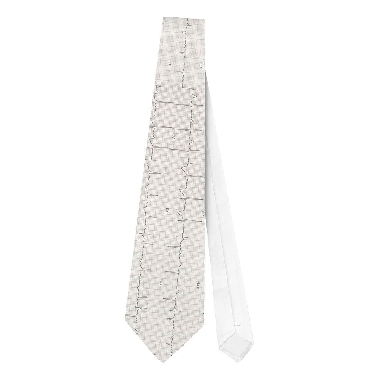 Necktie Cardio Surgeon Electrocardiogram ECG EKG Dentist Implantologue ...