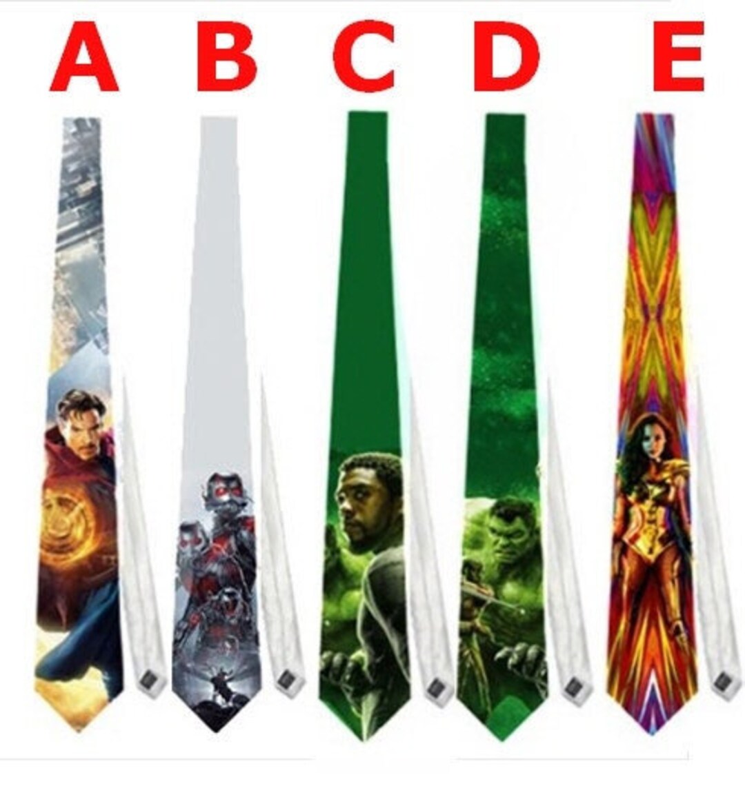 Necktie Dr Strange Antman Hulk Bruce Banner Black Panther Cosplay - Etsy