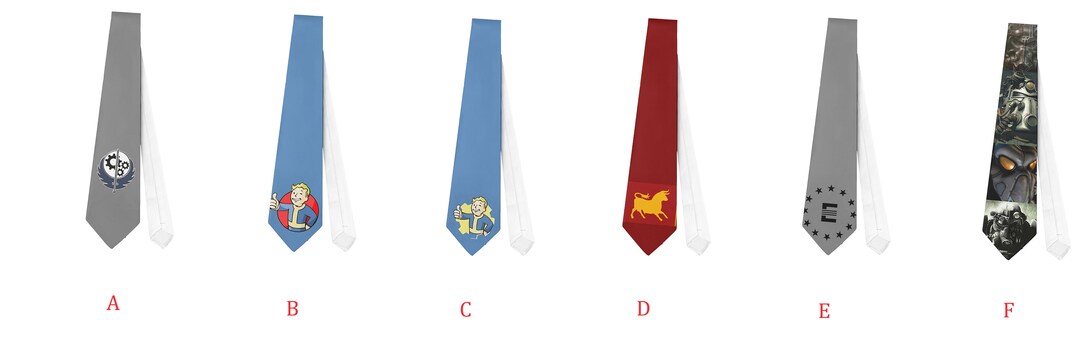 Necktie Fallout Enclave Brotherhood of Steel Vaultboy Vault Boy Caesars ...