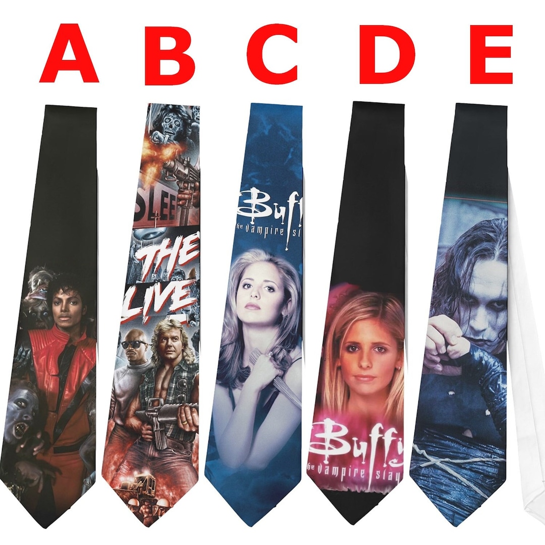 Necktie Zombies Vampires MJ Michael Jackson Thriller Buffy the Crow ...