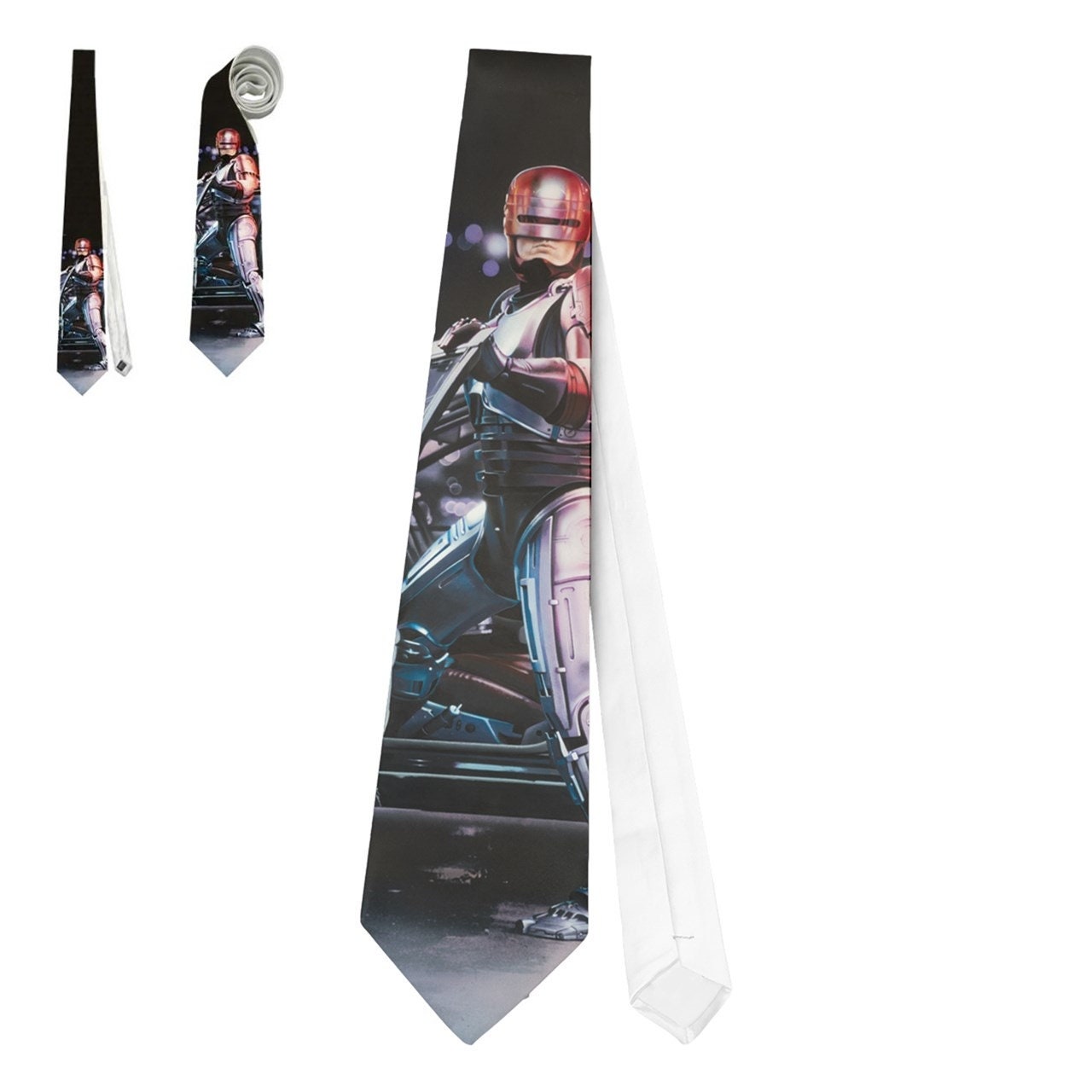 Necktie Rambo Terminator Robocop OCP Rocky Skynet Halloween 80s Action ...