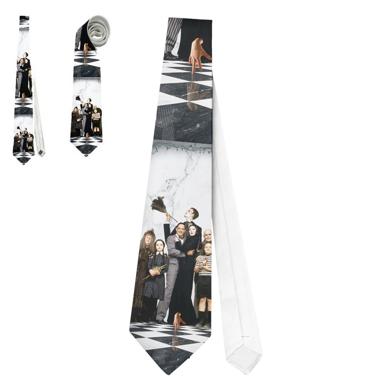 Necktie Ash Chainsaw Zombies Cemetery Addams Morticia Dead Predator ...