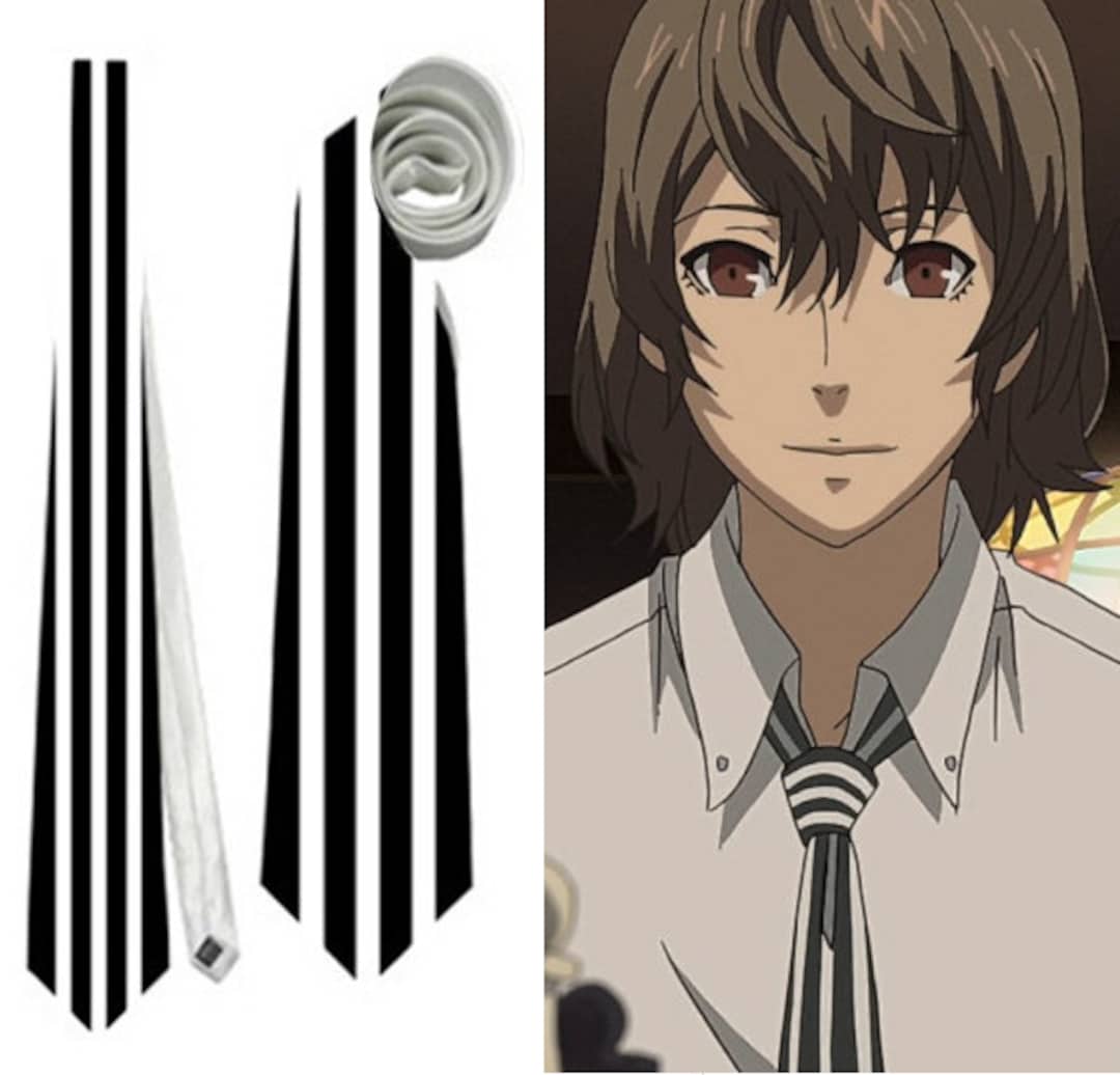 Necktie Goro Akechi Persona 5 Anime Japan Cosplay - Etsy