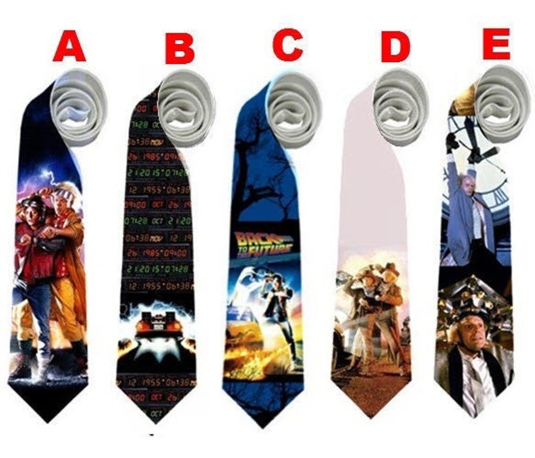 Necktie Back to the Future Time Travel Wild West Cosplay - Etsy
