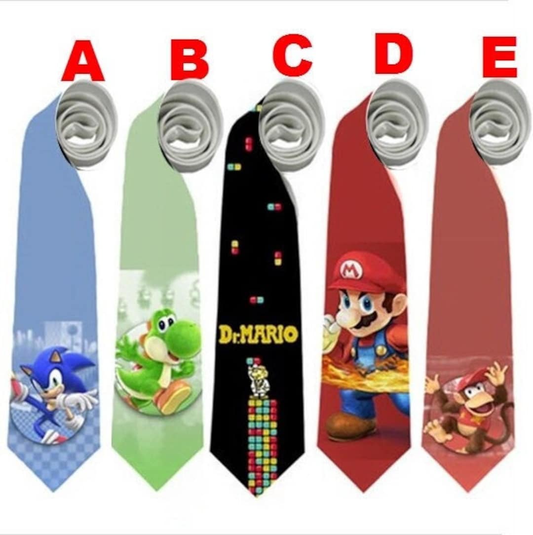 Necktie Yoshi Dr. Mario Diddy Kong Cosplay - Etsy