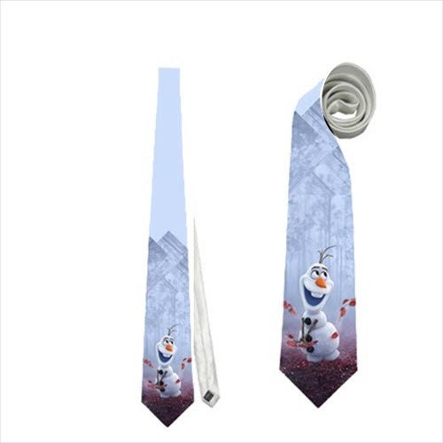 Necktie Frozen Elsa Princess Olaf Snowman Anna Sven Tie - Etsy Canada