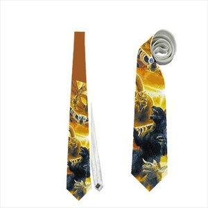 Necktie Godzilla Kaiju Ocean Mothra Anguirus Ghidorah Smog Rodan ...