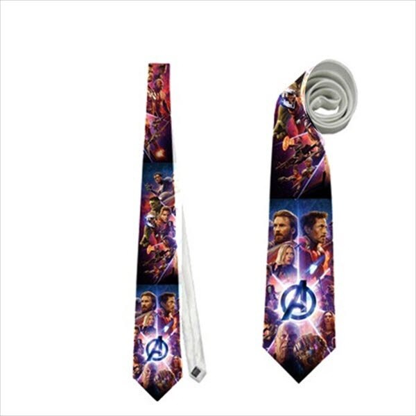 Necktie Hulk Thor Tony Stark Ironman Black Widow Captain - Etsy