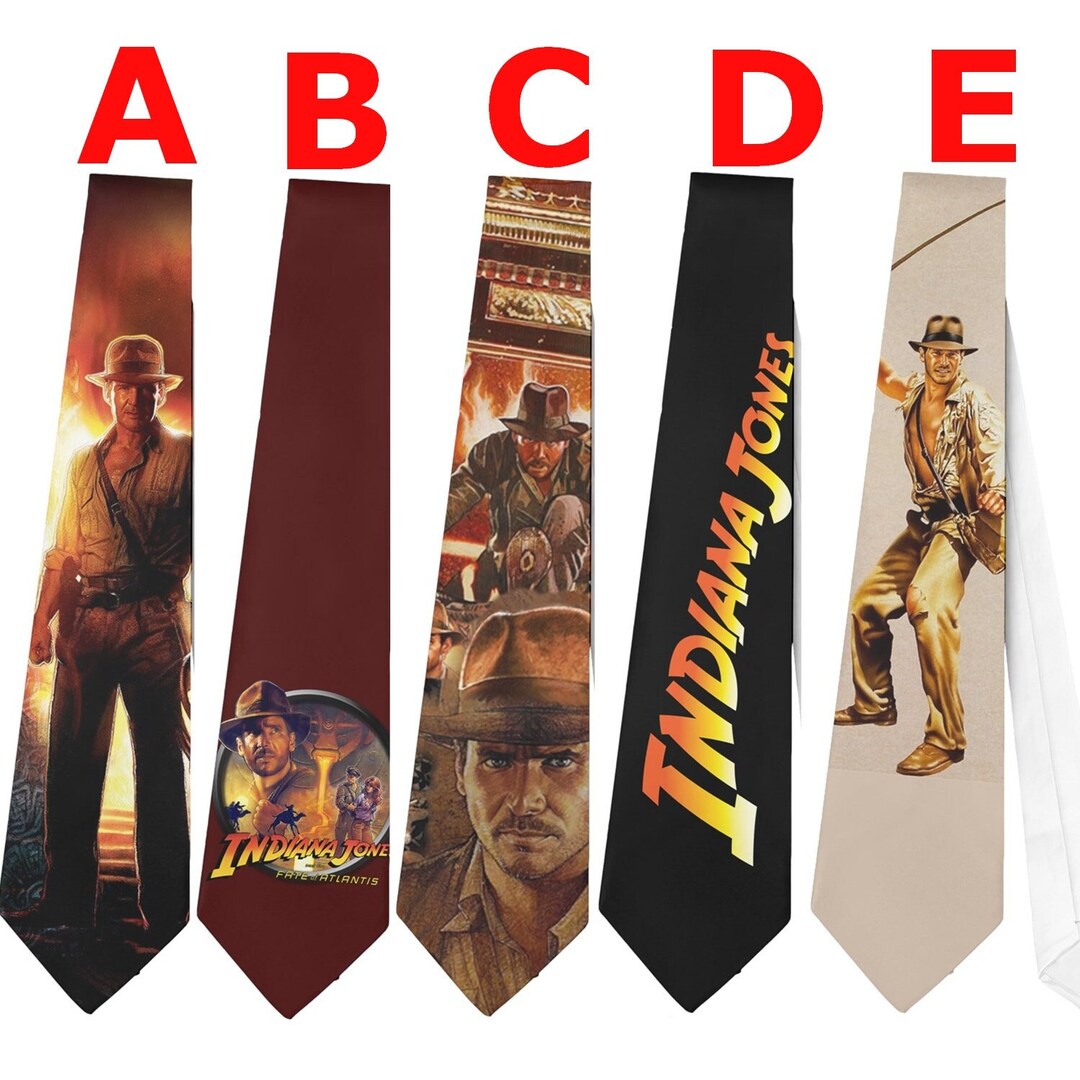 Necktie Indiana Jones Halloween Cosplay - Etsy