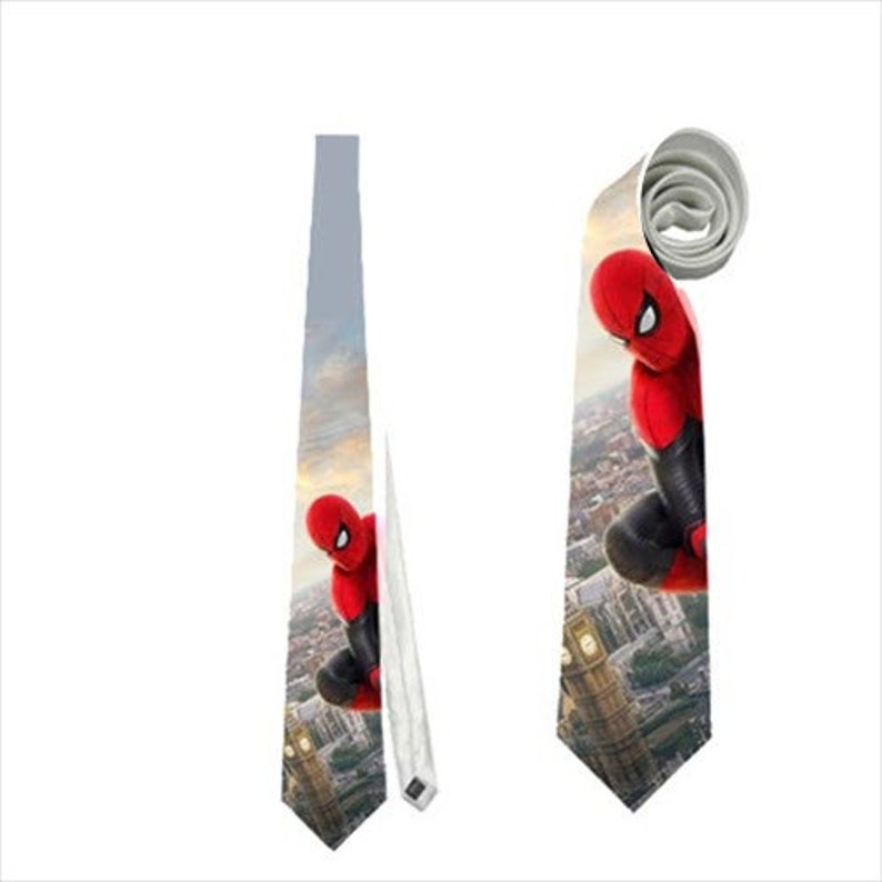 Necktie Spiderman Spider-man Symbiote Venom Simbiote Super - Etsy