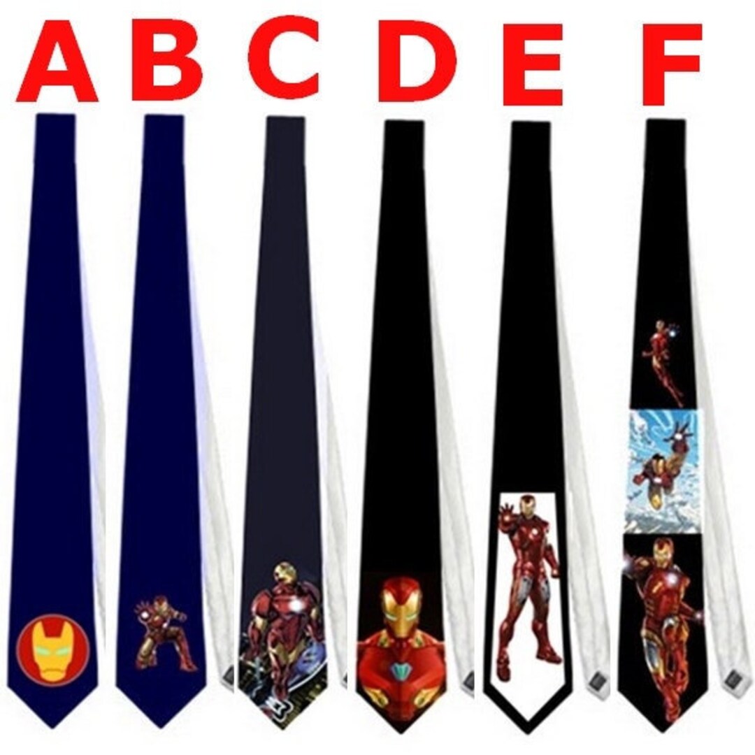 Necktie Iron Man Ironman Tony Stark Mk I MKI Mk Ii Comic - Etsy