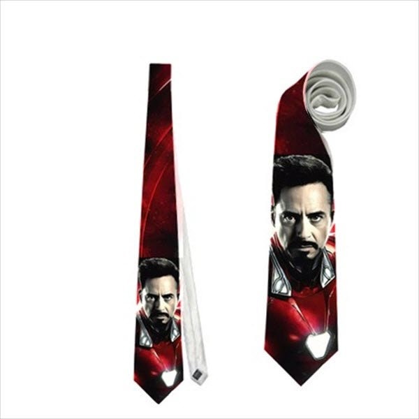 Necktie Iron Man Tony Stark Mk I MKI Mk Ii Comic Action - Etsy Canada