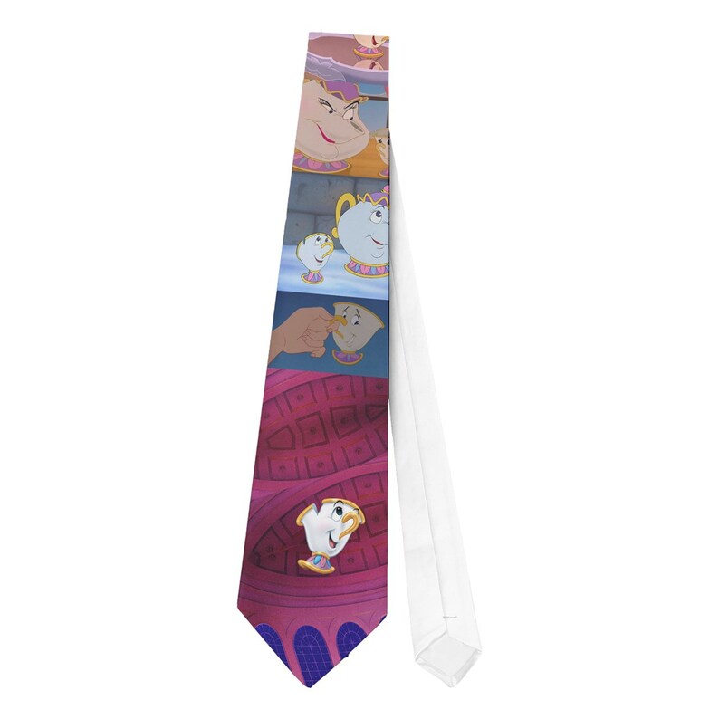 Necktie Beauty and the Beast Bella Rose Chip Potts Cosplay - Etsy
