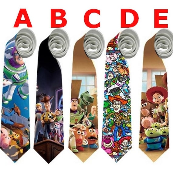 Necktie Woody Buzz Lightyear Jessie Aliens Tie Cosplay - Etsy