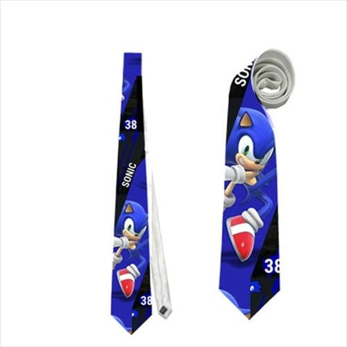 Necktie Tails Knuckles Silver Hedgehog Furry Shade Jet Japanese Tie ...