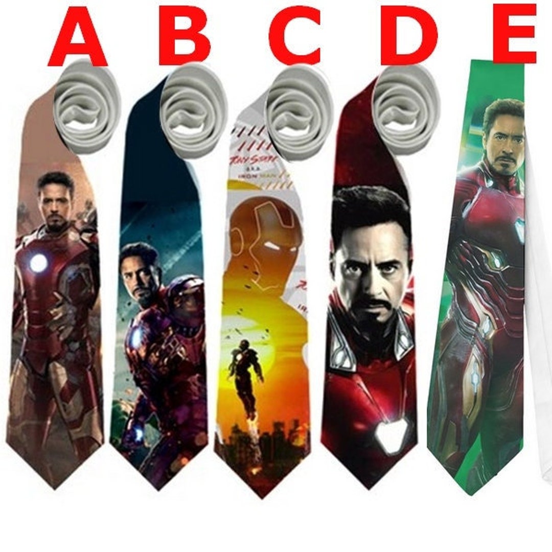 Necktie Iron Man Tony Stark Mk I MKI Mk Ii Comic Action Cosplay - Etsy