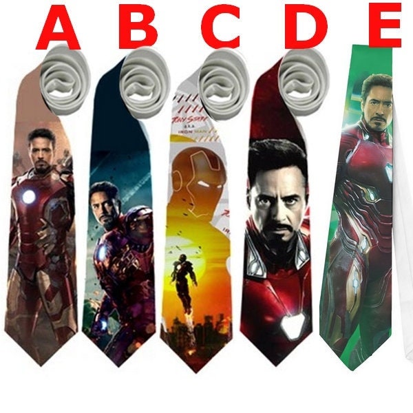 Necktie Iron Man Tony Stark Mk I MKI Mk Ii Comic Action - Etsy Canada