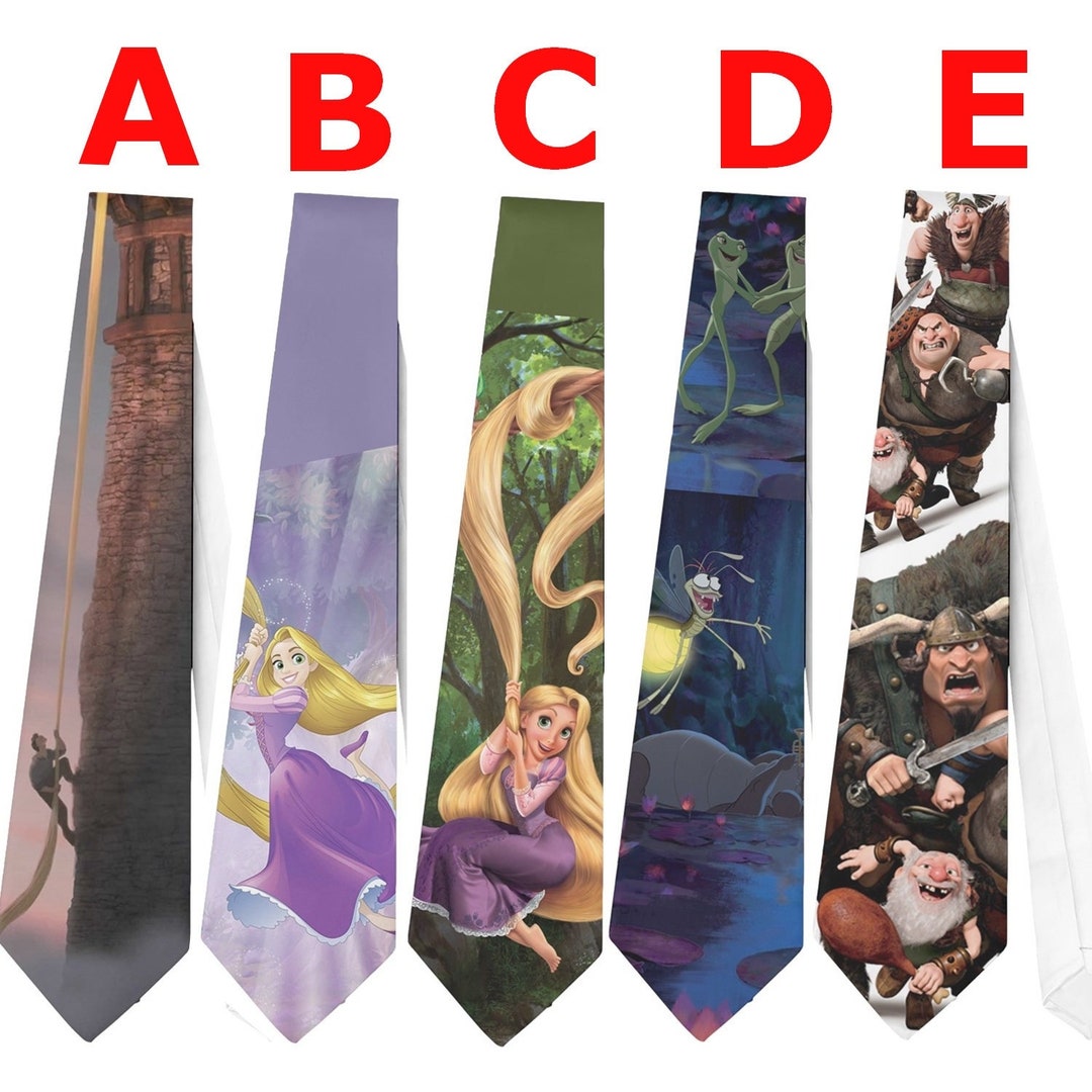 Necktie Flynn Rider Rapunzel Tangled Firefly Frog Cosplay - Etsy