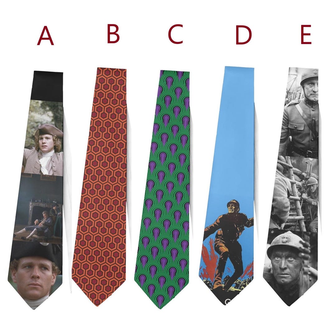 Necktie WW1 Overlook Hotel Horror Barry Lyndon Classic Halloween ...