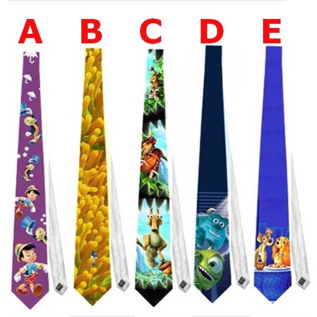 Necktie Pinocchio Dory Ice Age Monsters Inc Lady Tramp Cosplay - Etsy