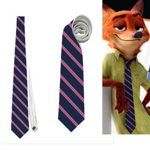 Necktie Zootopia Nick Wilde Zootropolis Zootopia Fox READ the ...