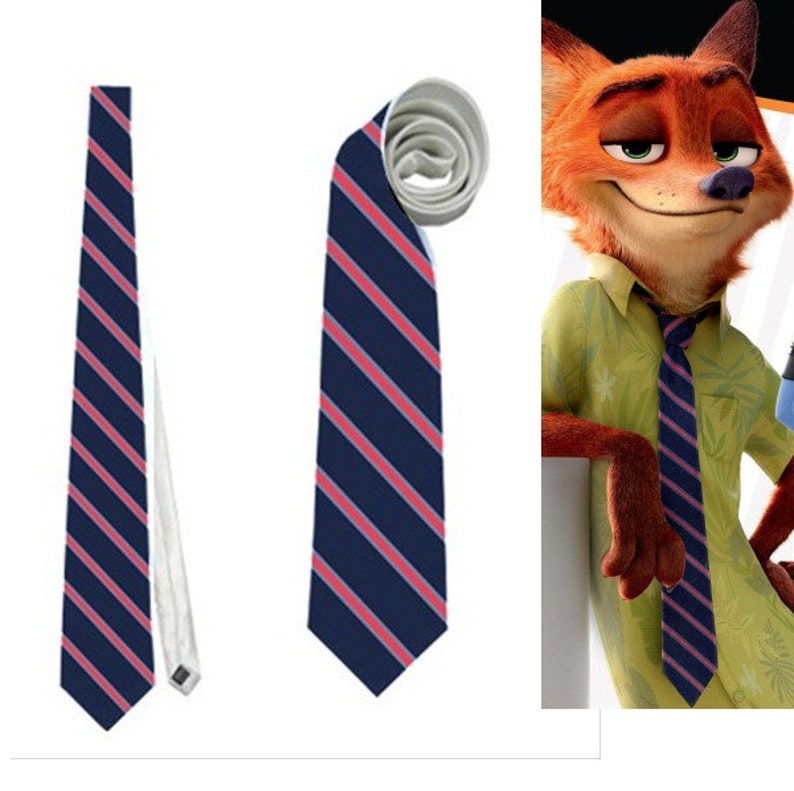 Necktie Zootopia Nick Wilde Zootropolis Zootopia Fox READ the ...