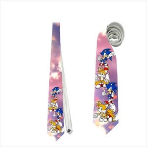Necktie Tails Shadow Knuckles Silver Hedgehog Furry Jet Japanese Tie ...