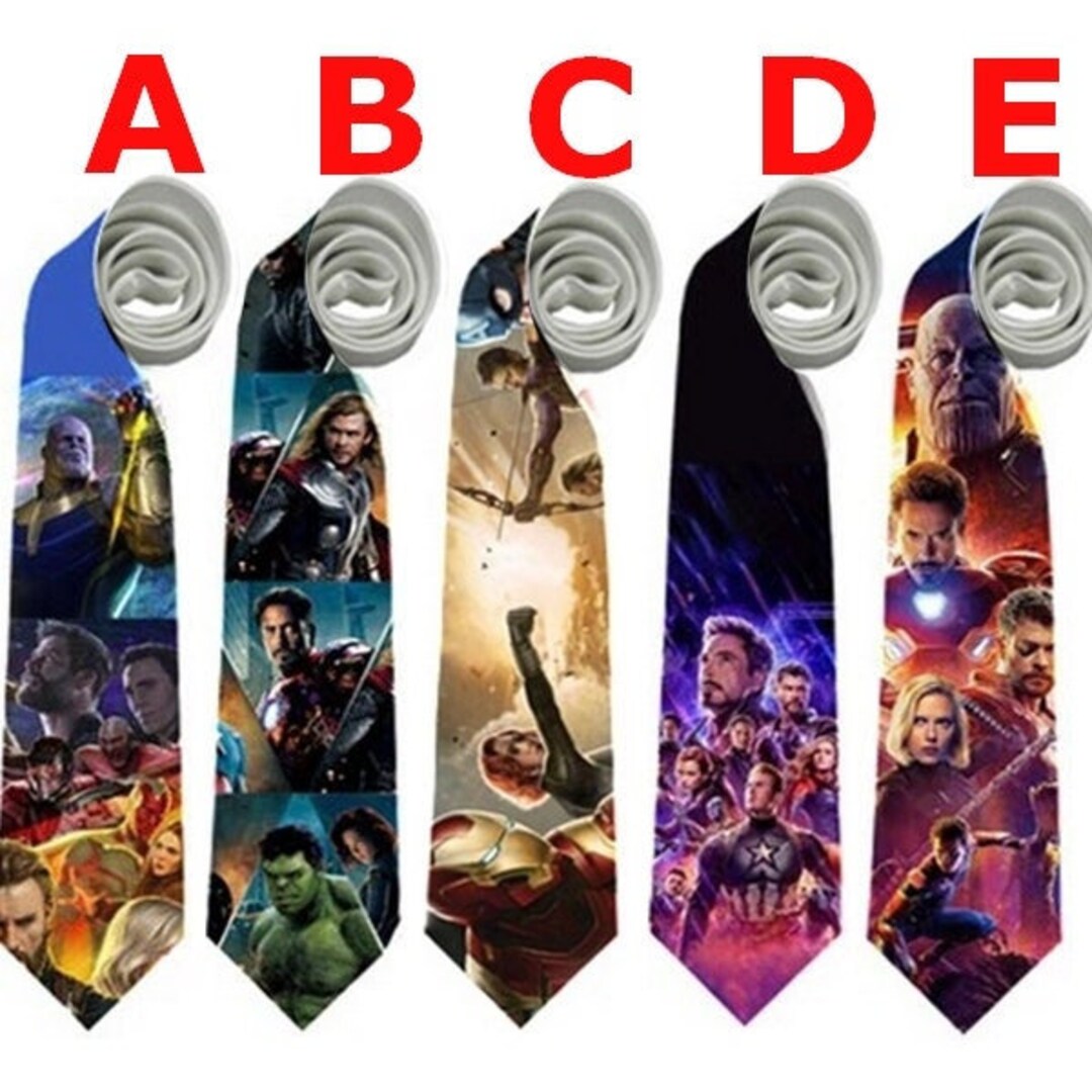 Necktie Hulk Thor Tony Stark Ironman Hulkbuster MK I Captain America ...