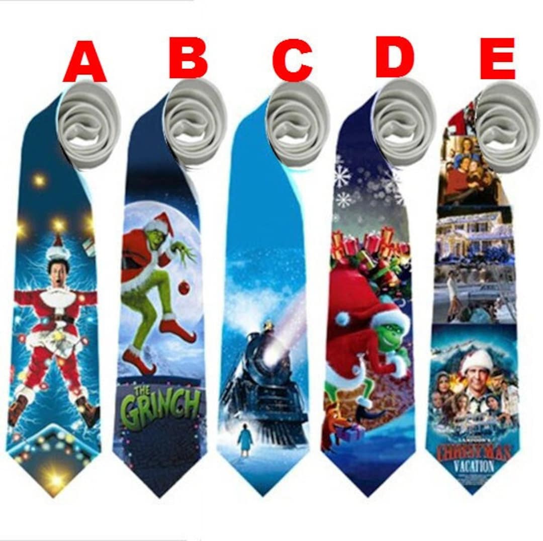 Necktie the Grinch Stole Christmas National Lampoon's Chrismas Vacation ...