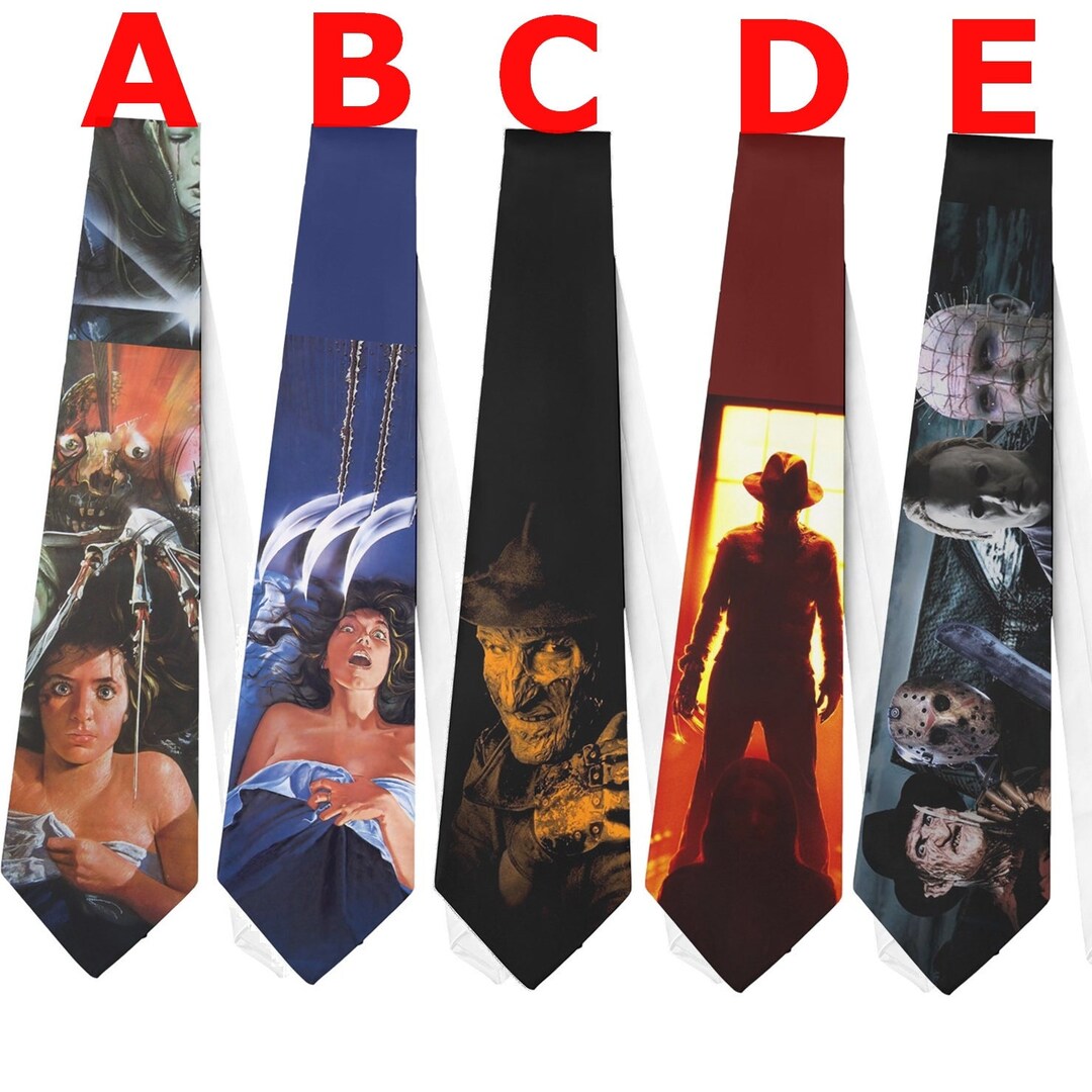 Necktie Freddy Hellraiser Pennywise Kruger Pinhead Michael Myers Horror ...
