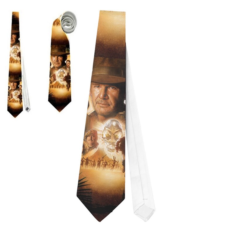Necktie Indiana Jones Sallah Tie Halloween Cosplay - Etsy