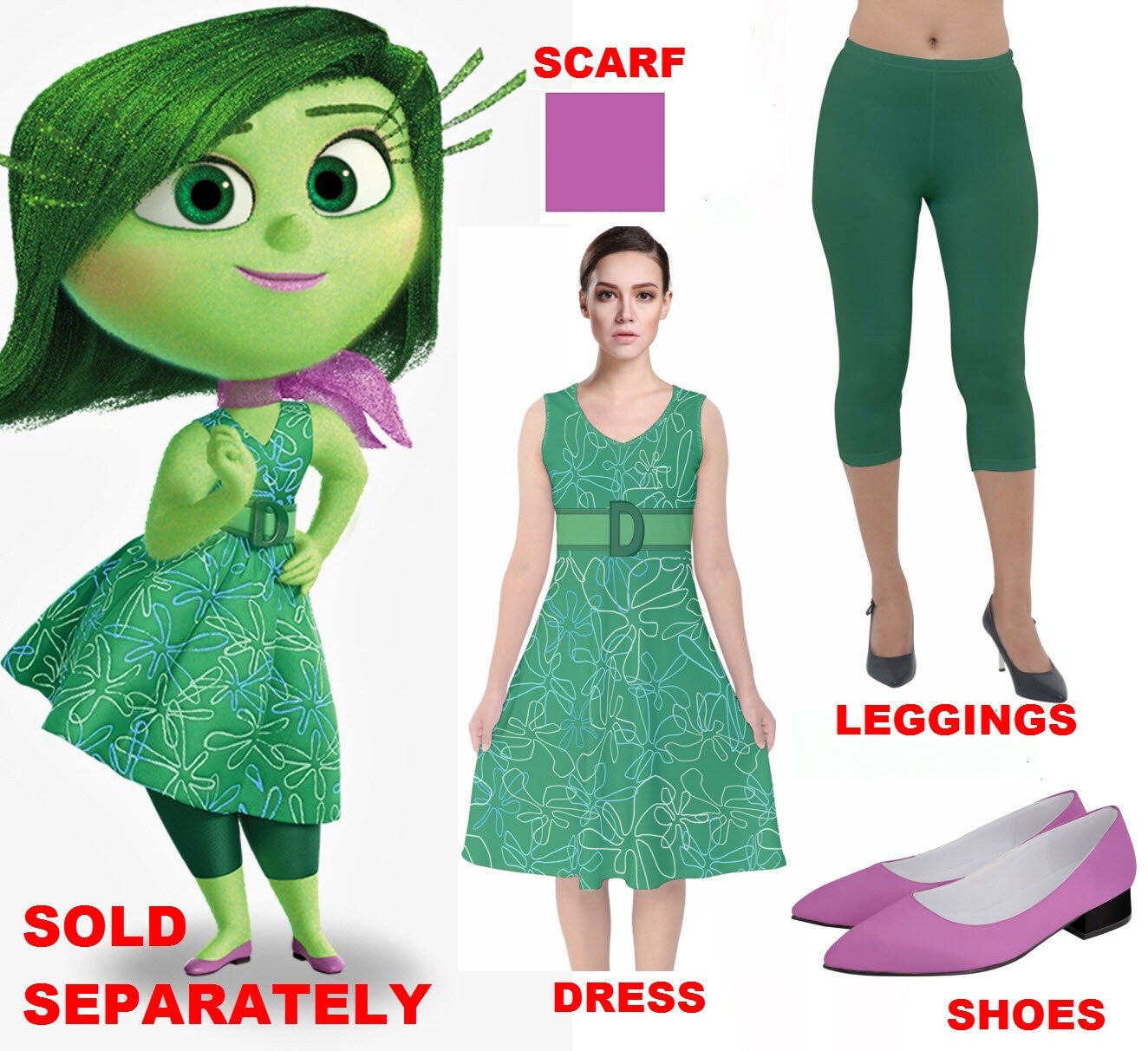 Inside Out Disgust Costume Atelier Yuwaciaojp