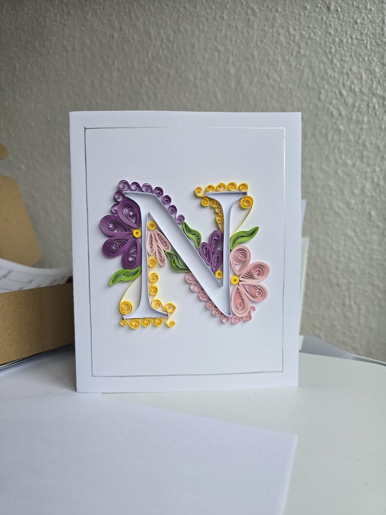 Quilled Monogram - Etsy