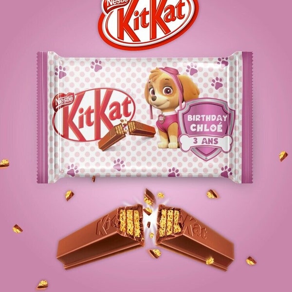 Personalized Kit Kat - Etsy