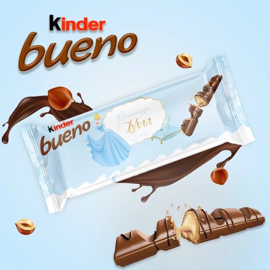 Kinder Bueno personnalisé Anniversaire mariage baptême - Etsy France