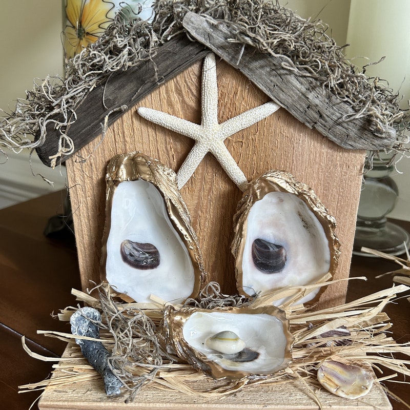 Oyster Shell Nativity - Etsy