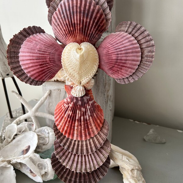 Seashell Cross - Etsy