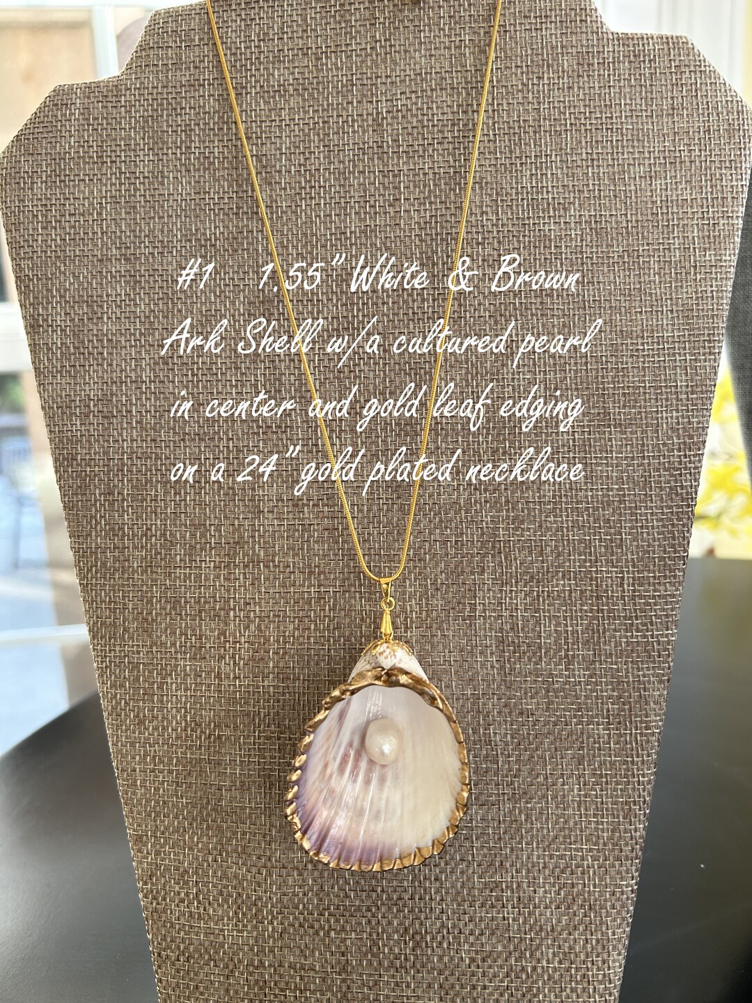 Sea Shell Necklace, Shells & Chains Necklace, Handmade Shell Necklace ...