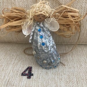 Large Oyster Shell Angels 5"-6" Beautifully Hand Designed for You ...