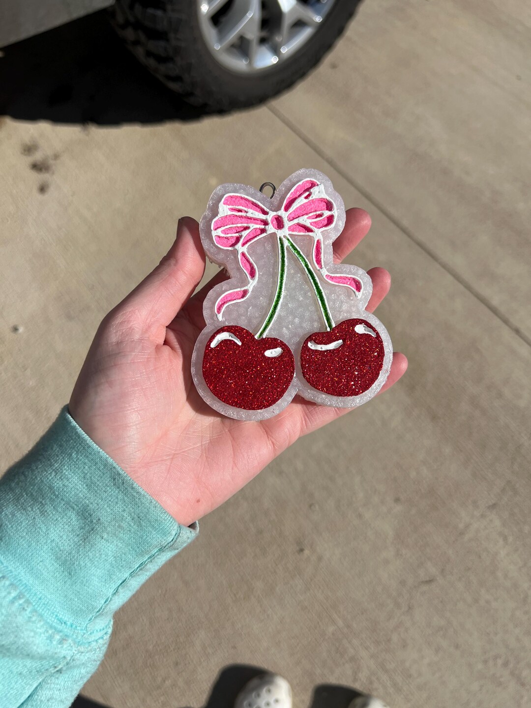 Bow Cherries Freshie - Etsy