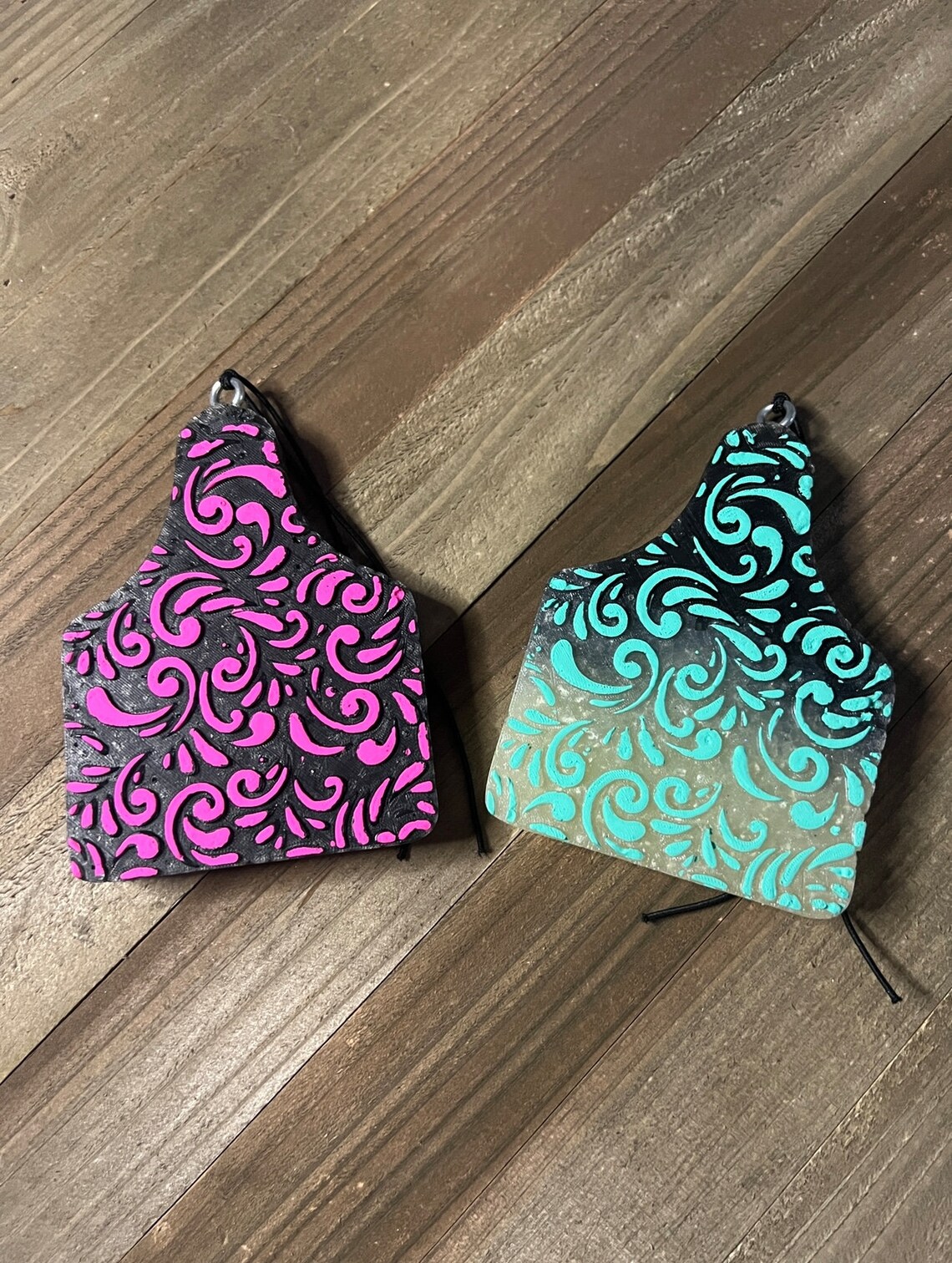 Cow Tag Tooled Freshie - Etsy