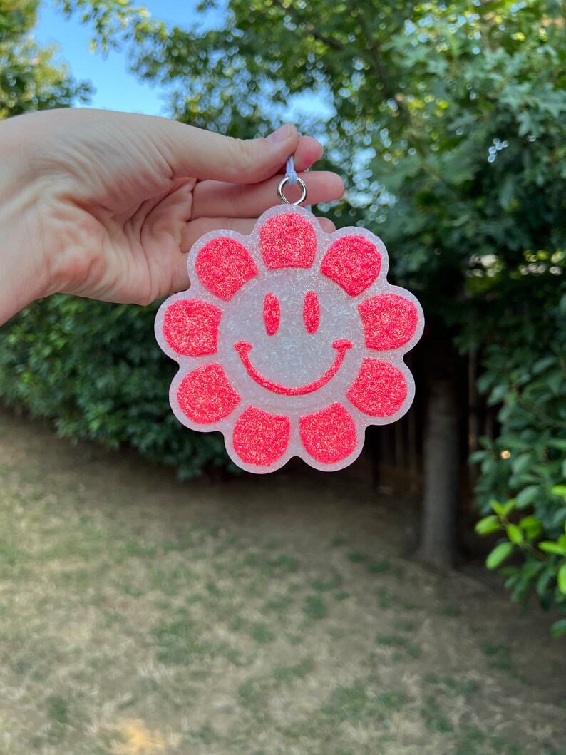 Smiley Face Flower Freshie - Etsy