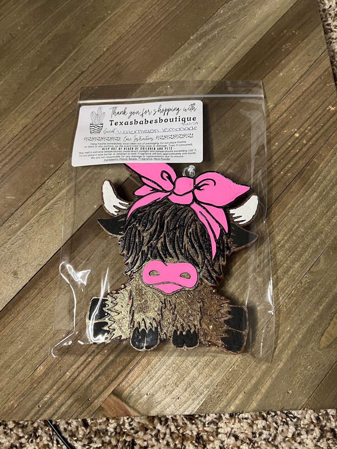 Ready to Ship Highland Cow Freshie - Etsy
