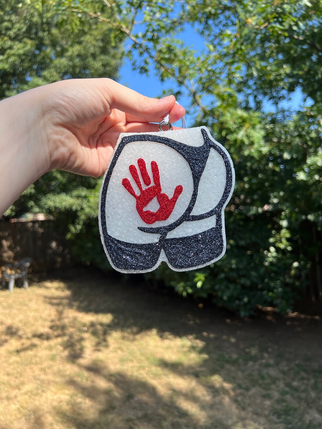 Hand Print Butt Freshie - Etsy