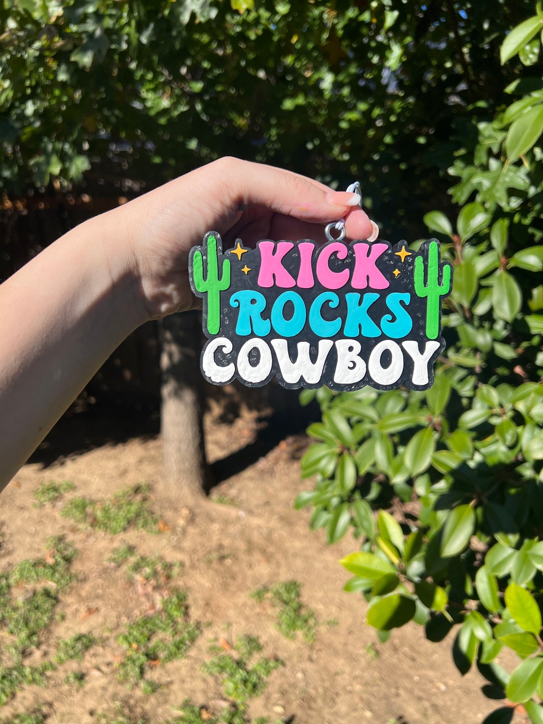 Kick Rocks Cowboy Freshie - Etsy