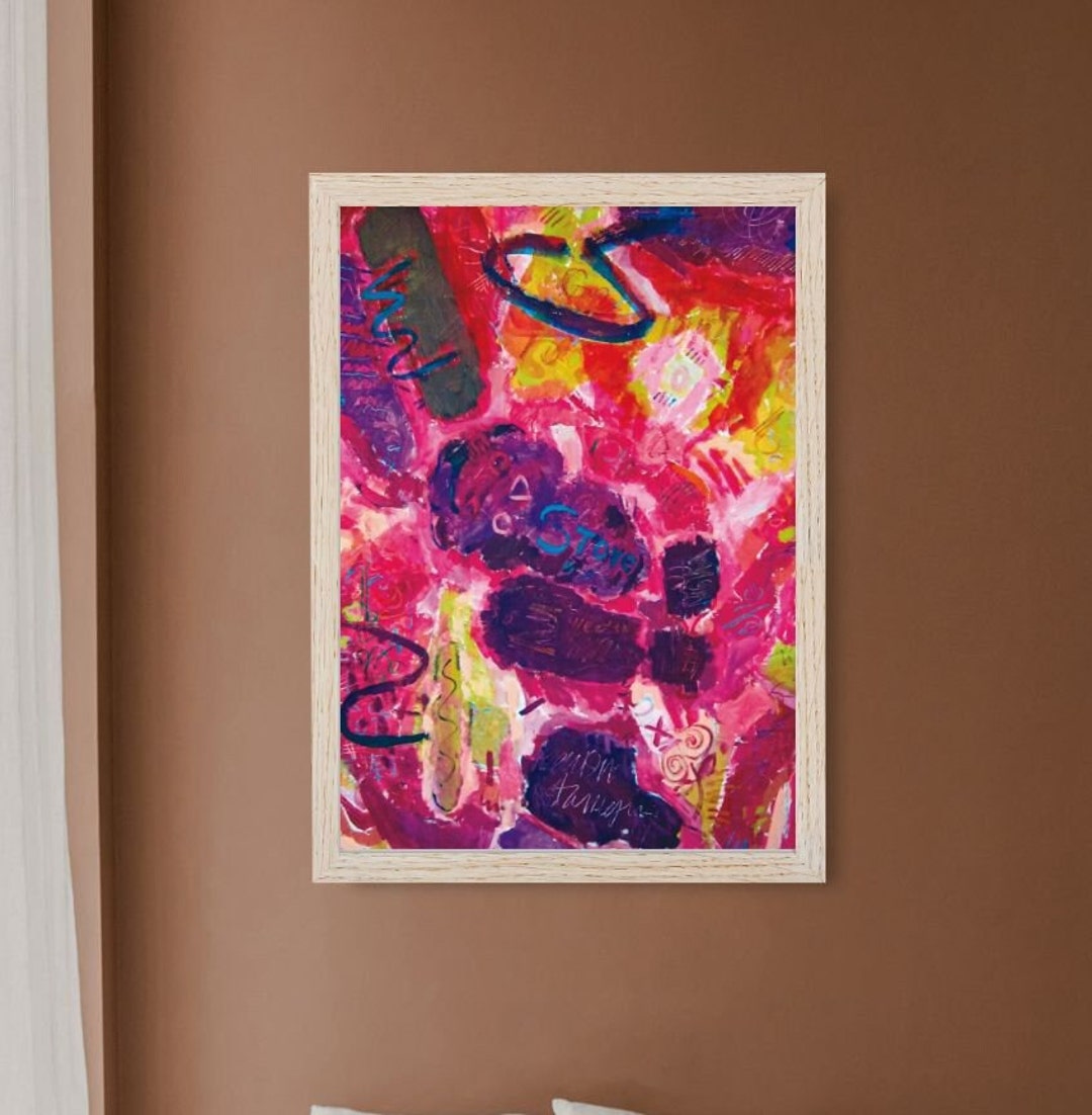 The Left Wing Printable Acrylic Wall Art Abstract Wall Art - Etsy