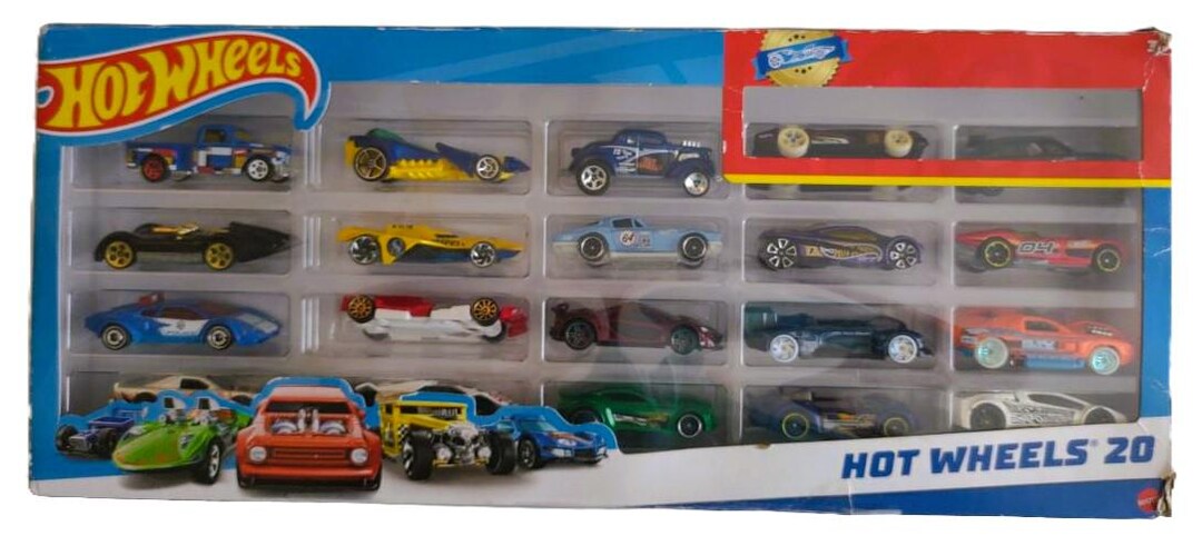 Used Hot Wheels 20 Pack Die Cast Cars Set Multiple 1:64 Scale distress ...