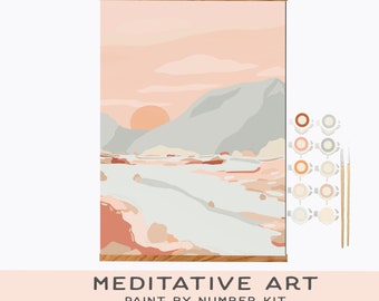 Adult Paint by Number Kits Self Care Gift Paint by Number for Adults ...